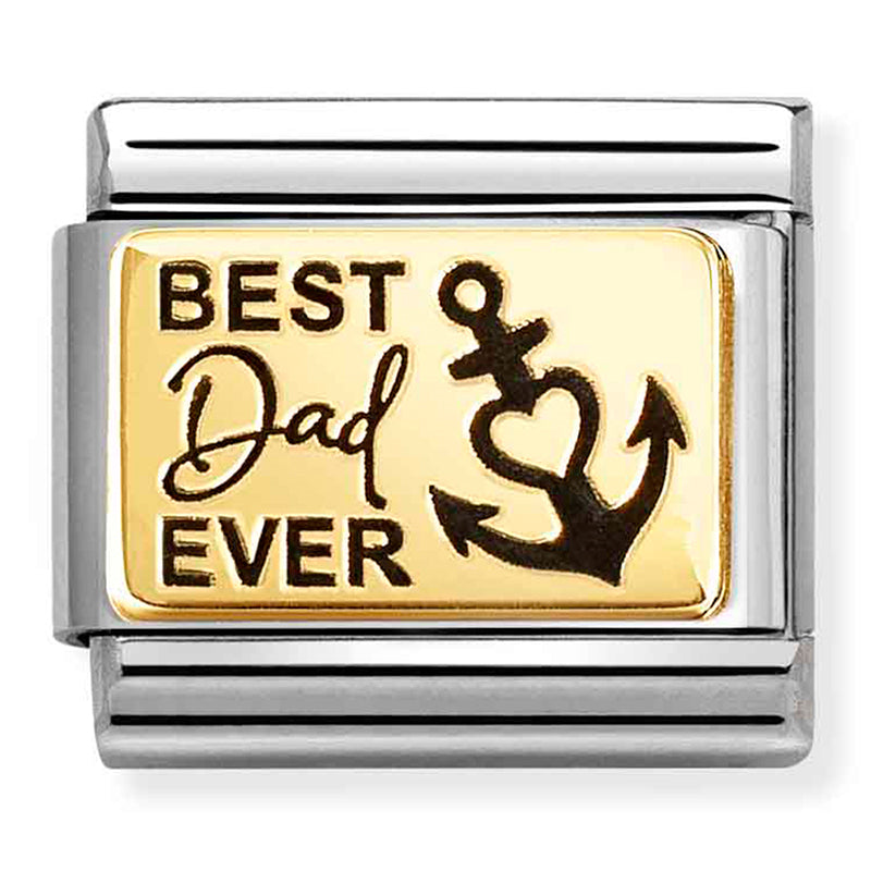 Nomination Nomination | Best Dad Ever in 18K Gold | Sense,Wonder ...