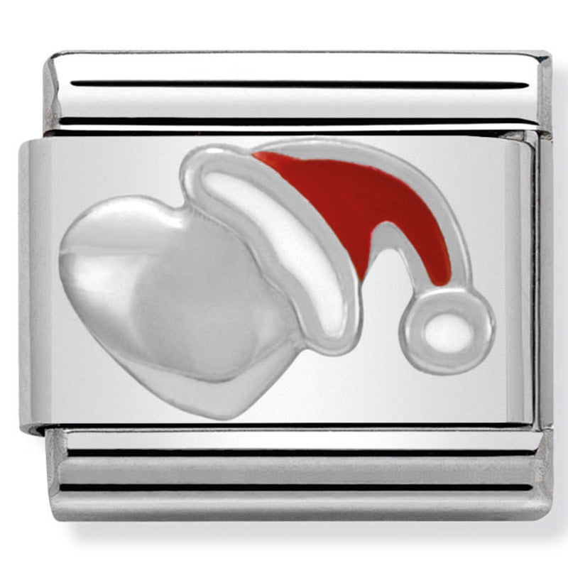 Nomination Nomination Heart With Christmas Hat 925 Silver Composable ...